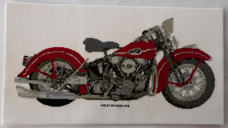 Gallery of our bikes finished designs stitched | Stitchtastic