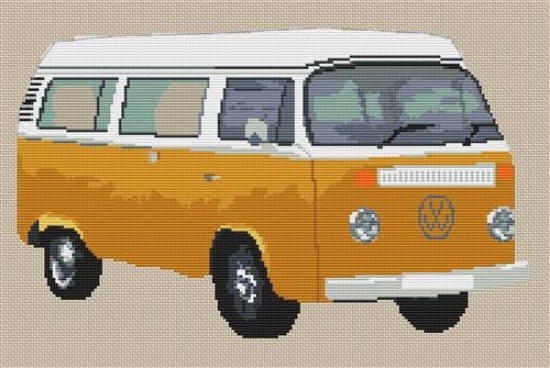 Volkswagen cars cross stitch designs | Stitchtastic