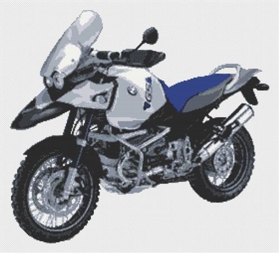 BMW motorcycles cross stitch designs | Stitchtastic