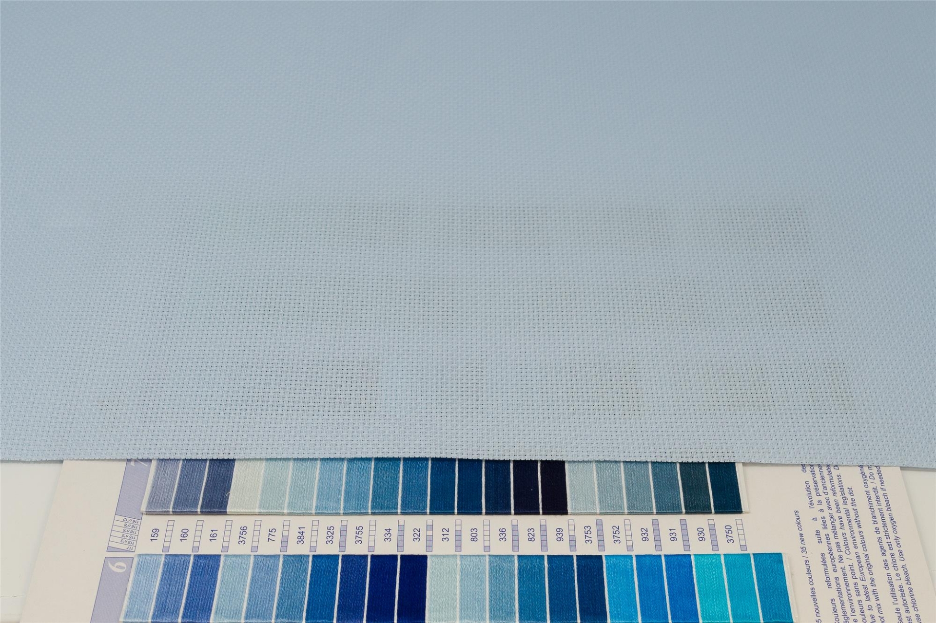 Zweigart Palest Blue 14 Count Aida (5130) | Stitchtastic