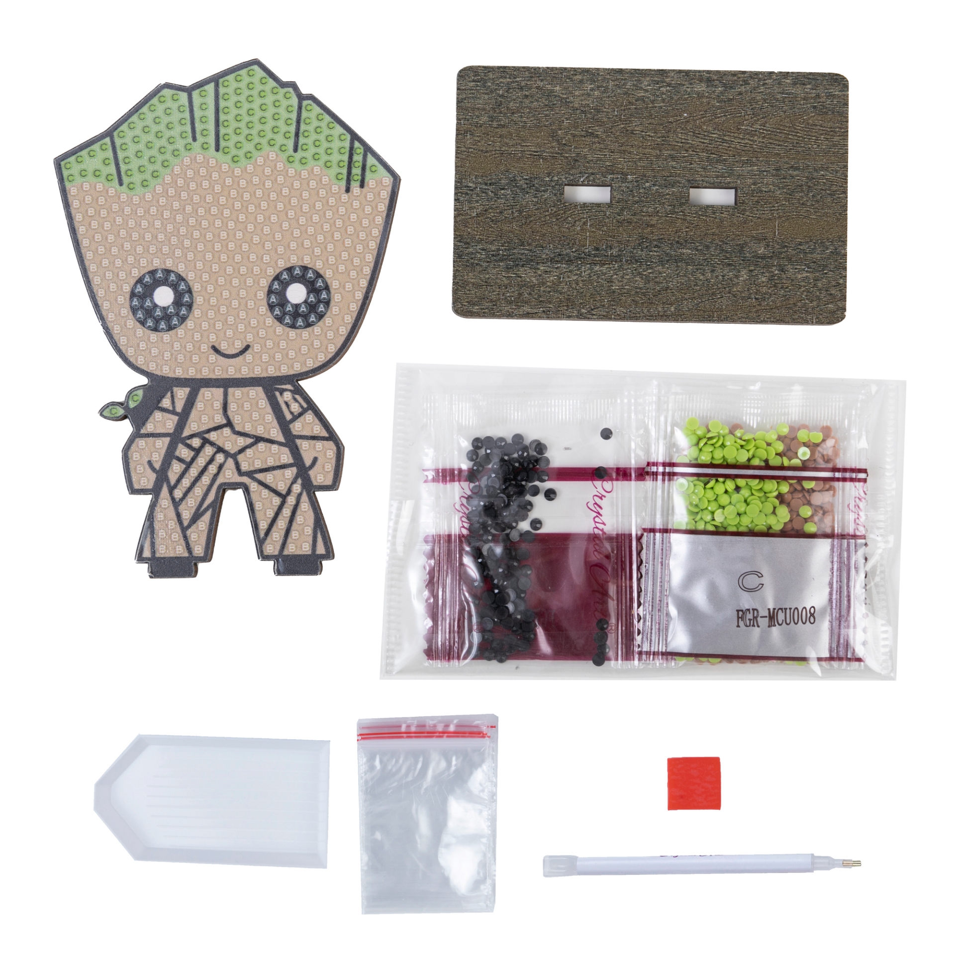 Groot - Crystal Art Buddy Kit (MARVEL) | Stitchtastic