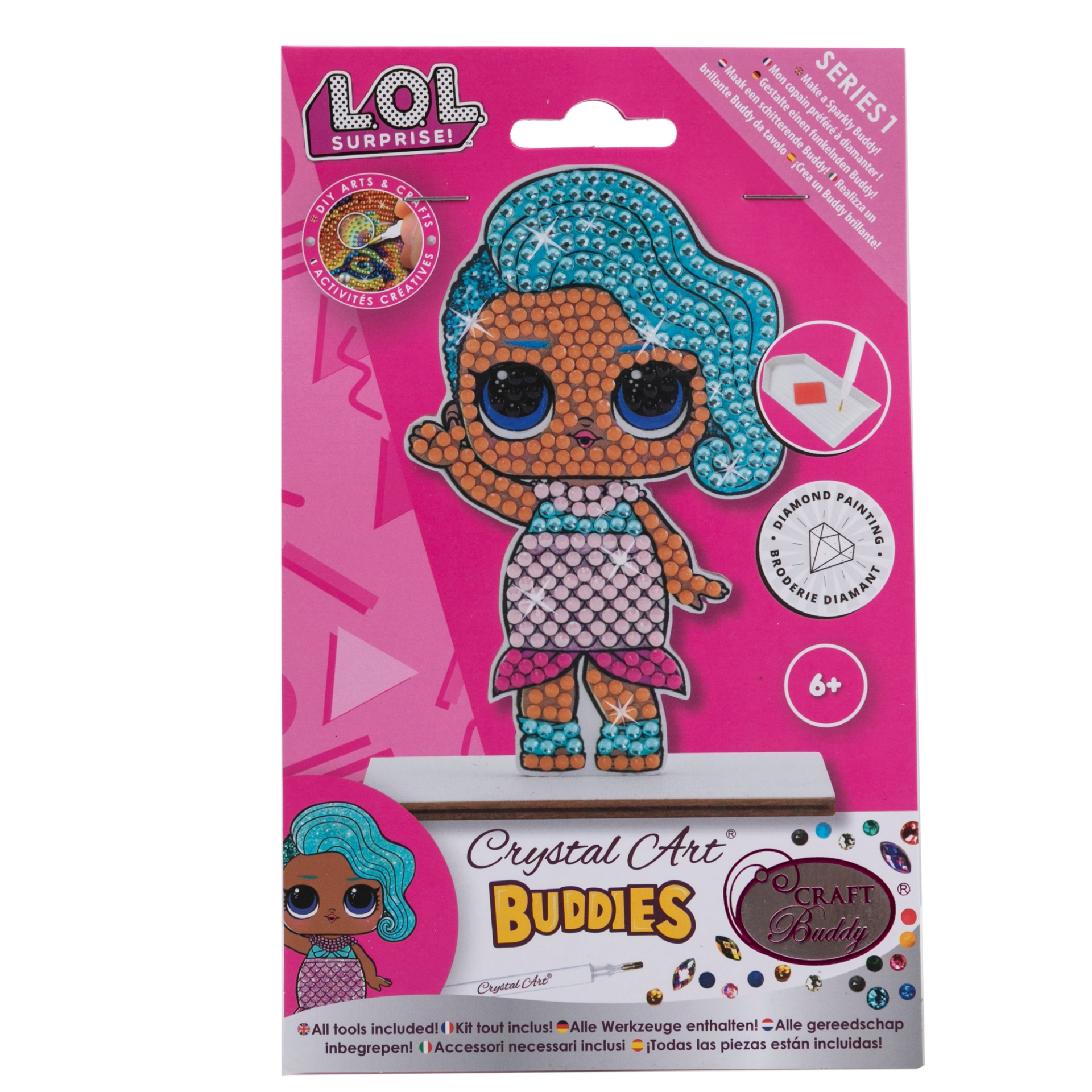 Splash Queen - Crystal Art Buddy Kit (LOL Surprise) | Stitchtastic