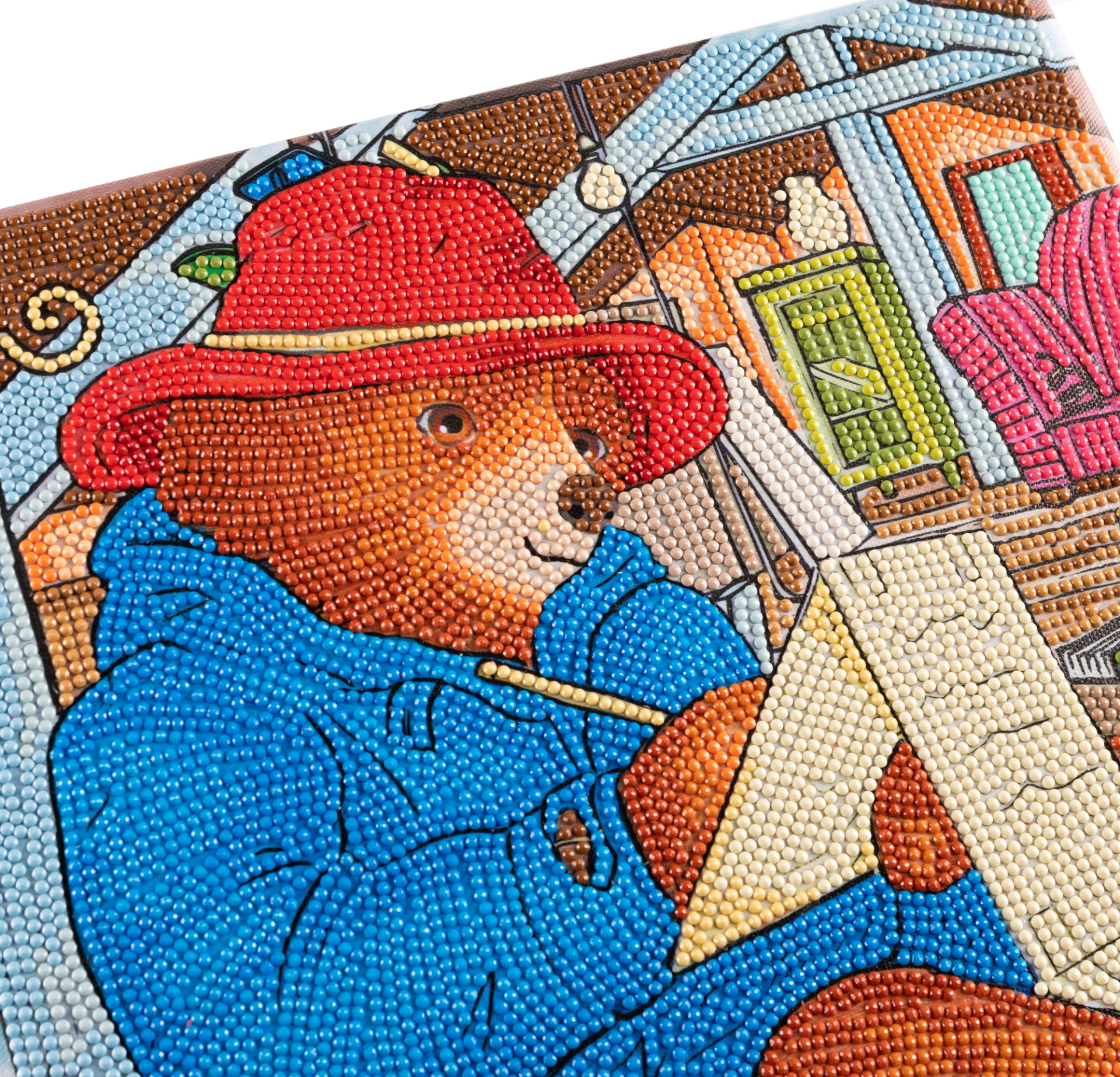 Paddington "Writing a Letter" 30cm x 30cm Crystal Art Framed Canvas ...