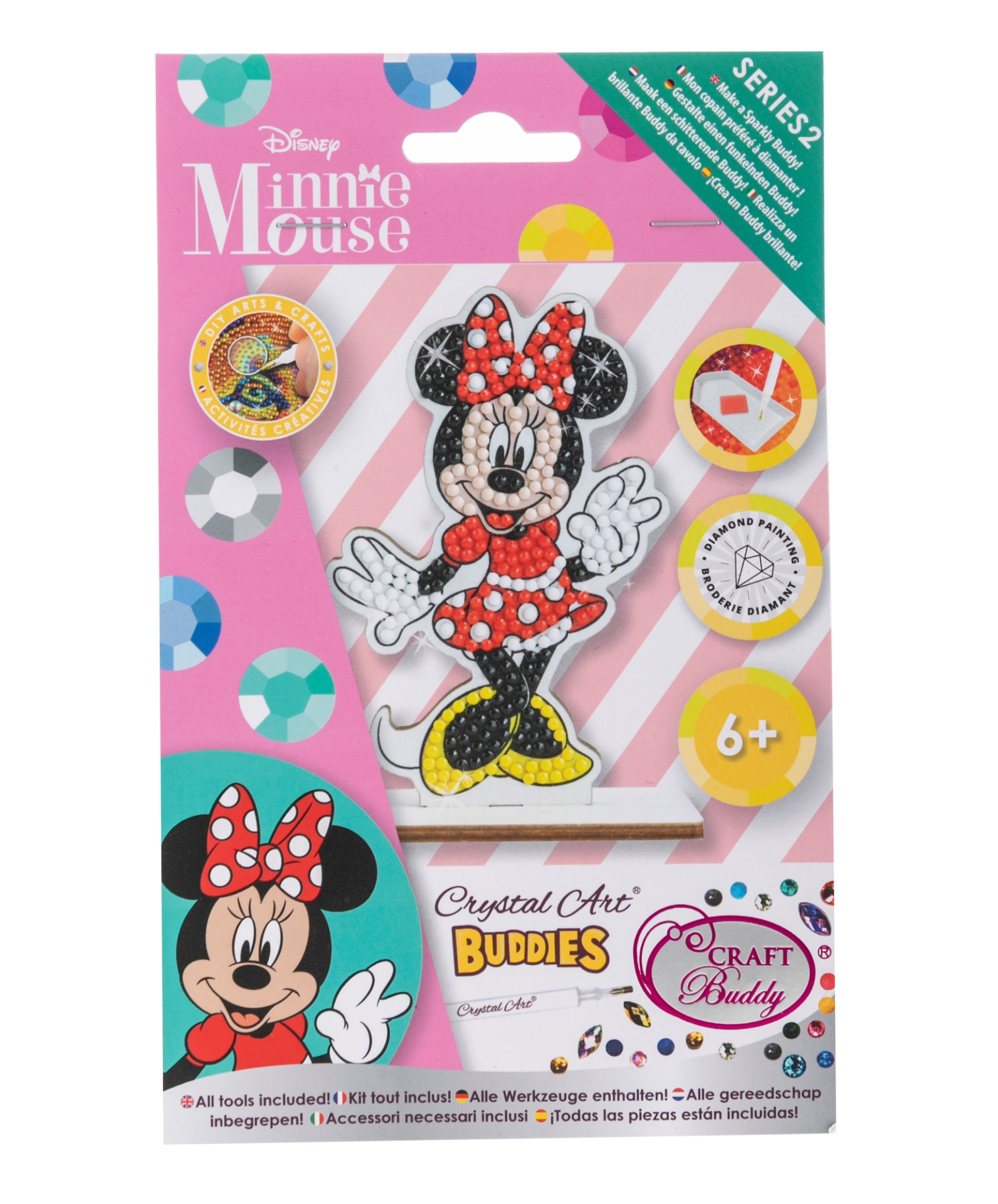 Minnie Mouse - Crystal Art Buddy Kit (Disney) | Stitchtastic