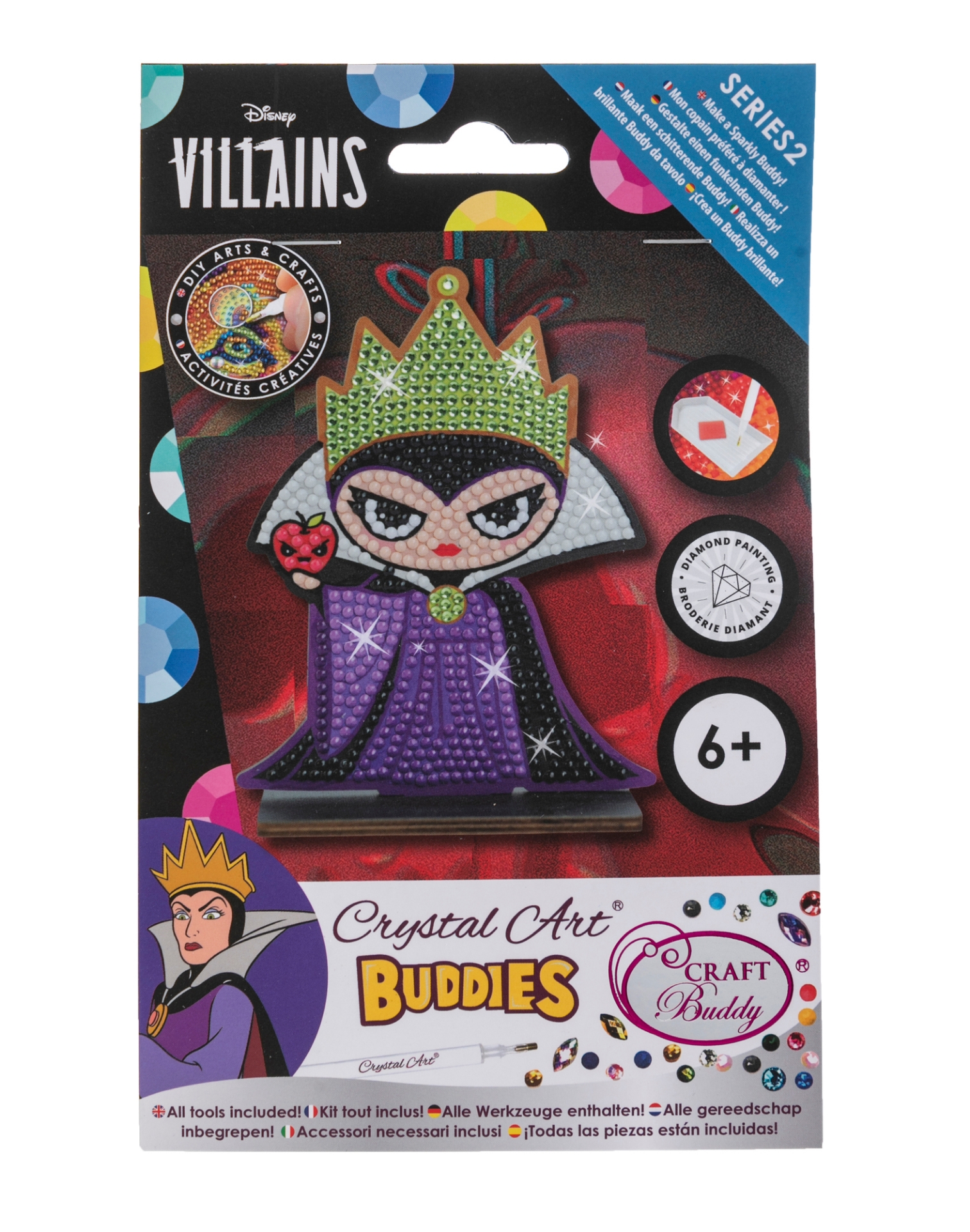 Evil Queen - Crystal Art Buddy Kit (Disney) | Stitchtastic