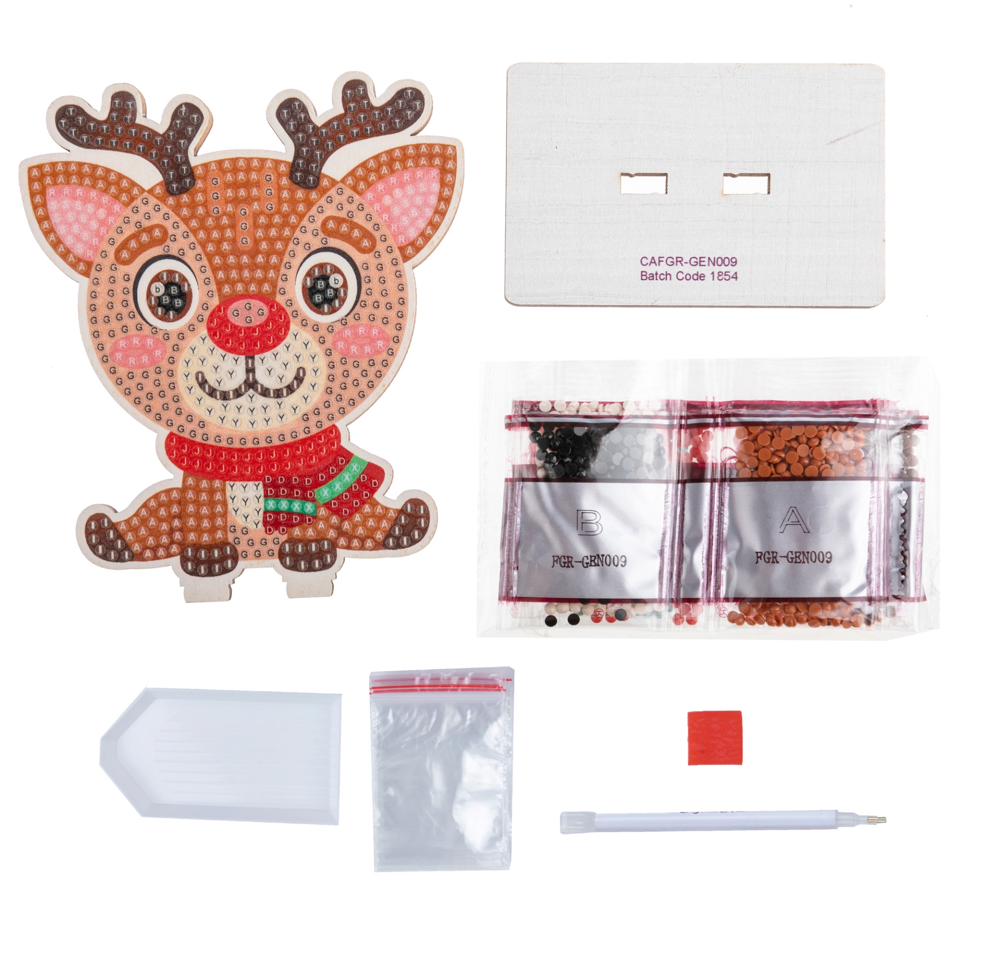 Reindeer - Crystal Art Buddy Kit | Stitchtastic