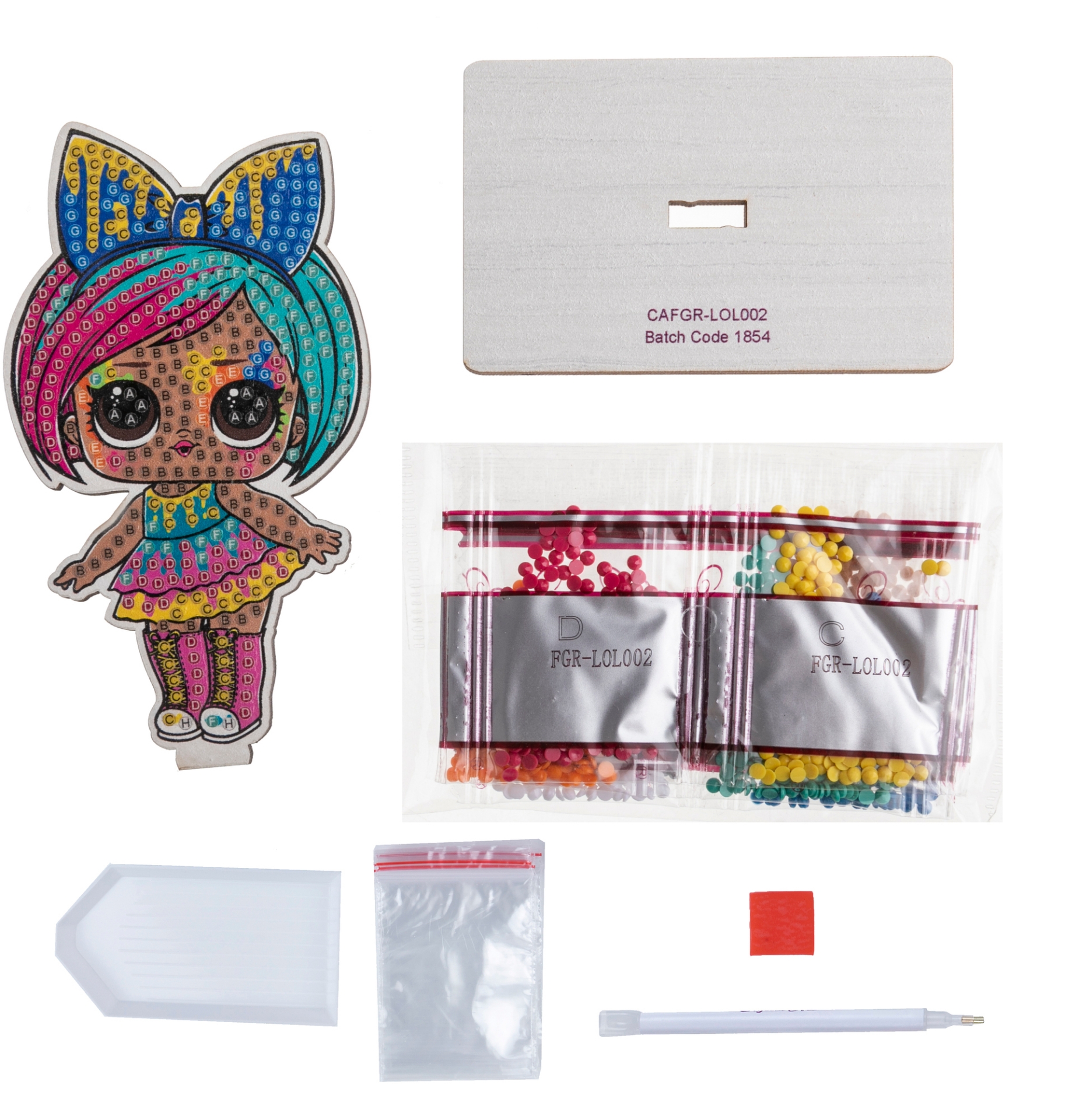 Splatters - Crystal Art Buddy Kit (LOL Surprise) | Stitchtastic