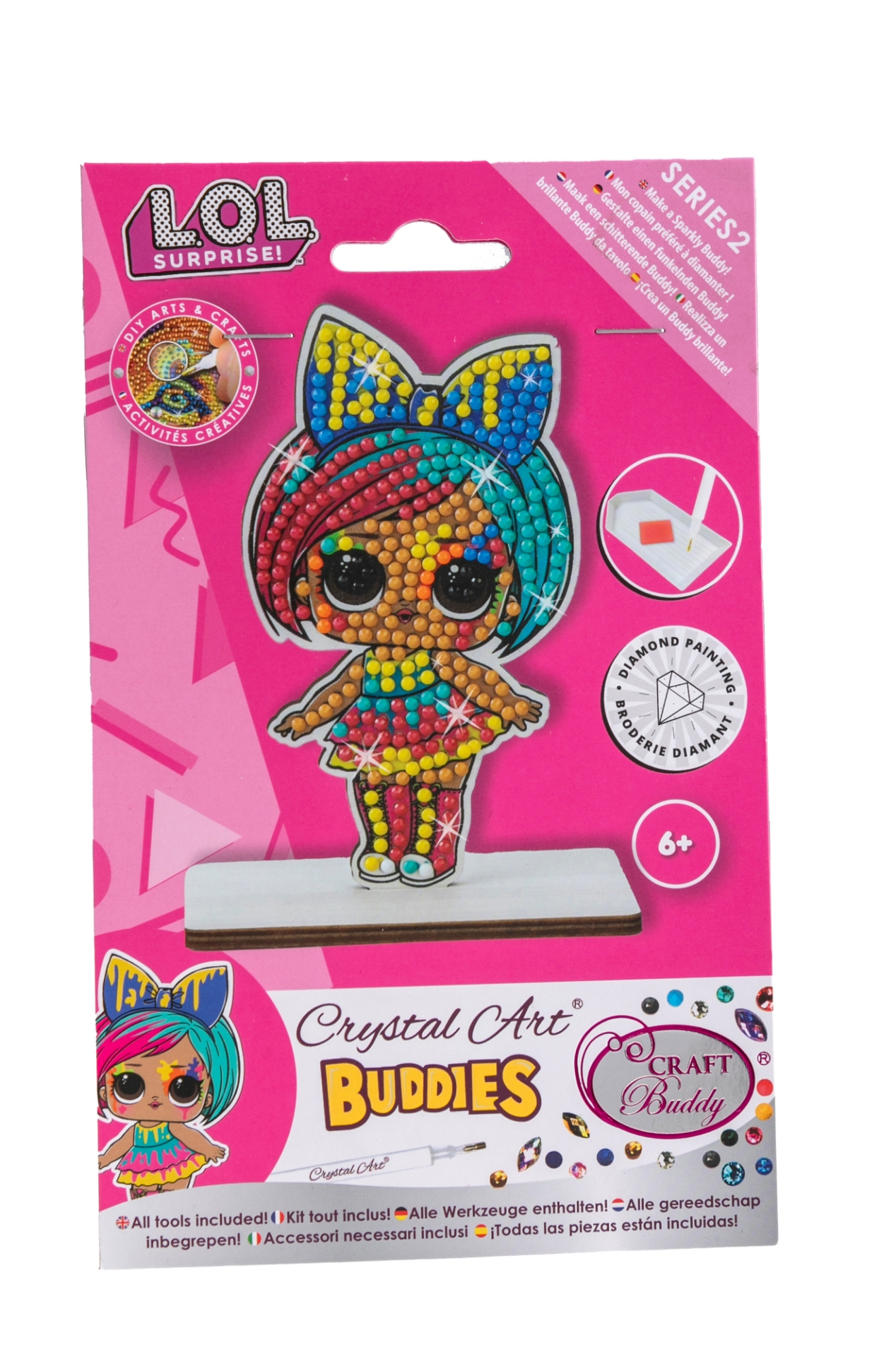 Splatters - Crystal Art Buddy Kit (LOL Surprise) | Stitchtastic