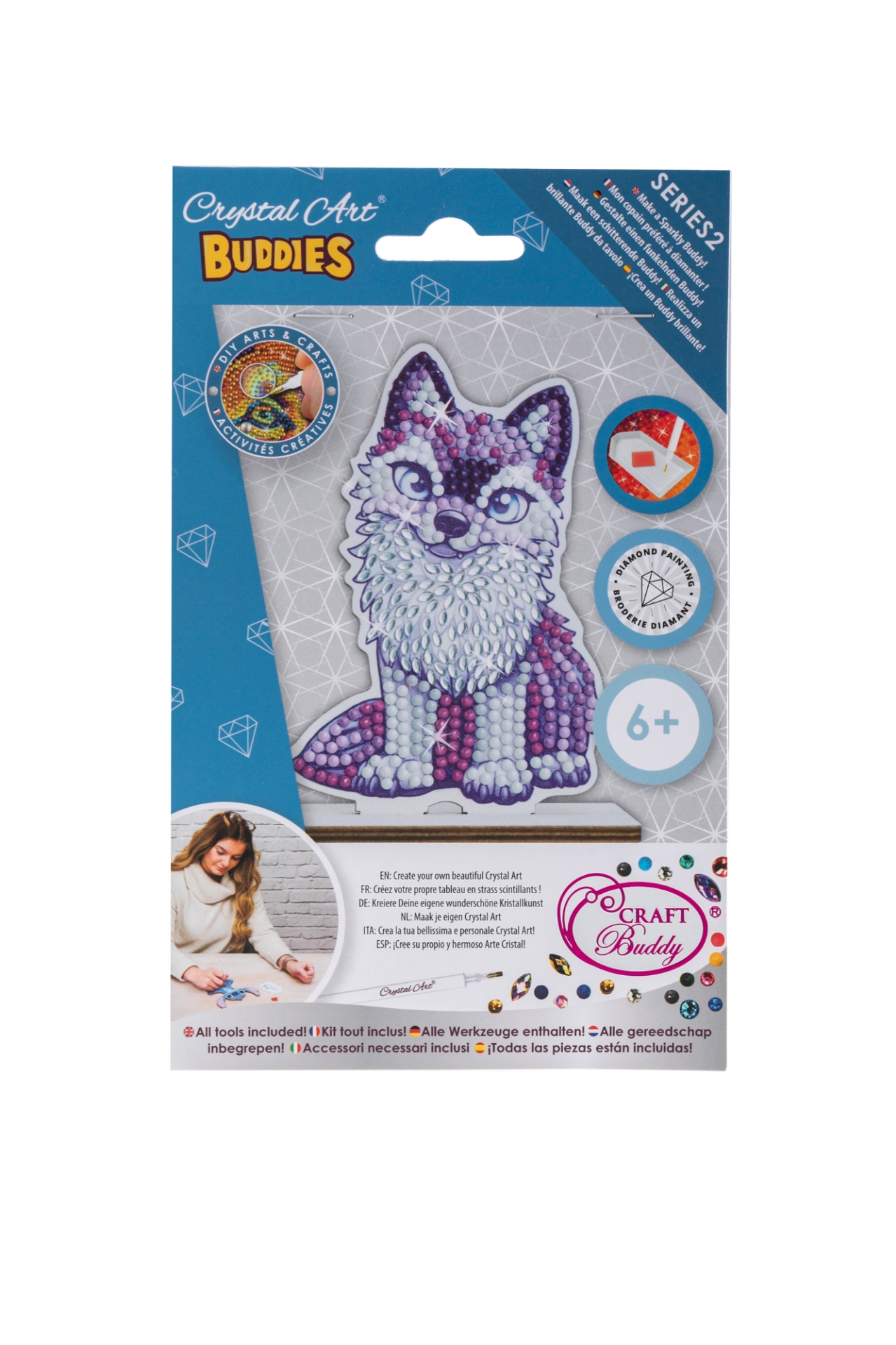 Titan Dog - Crystal Art Buddy Kit | Stitchtastic