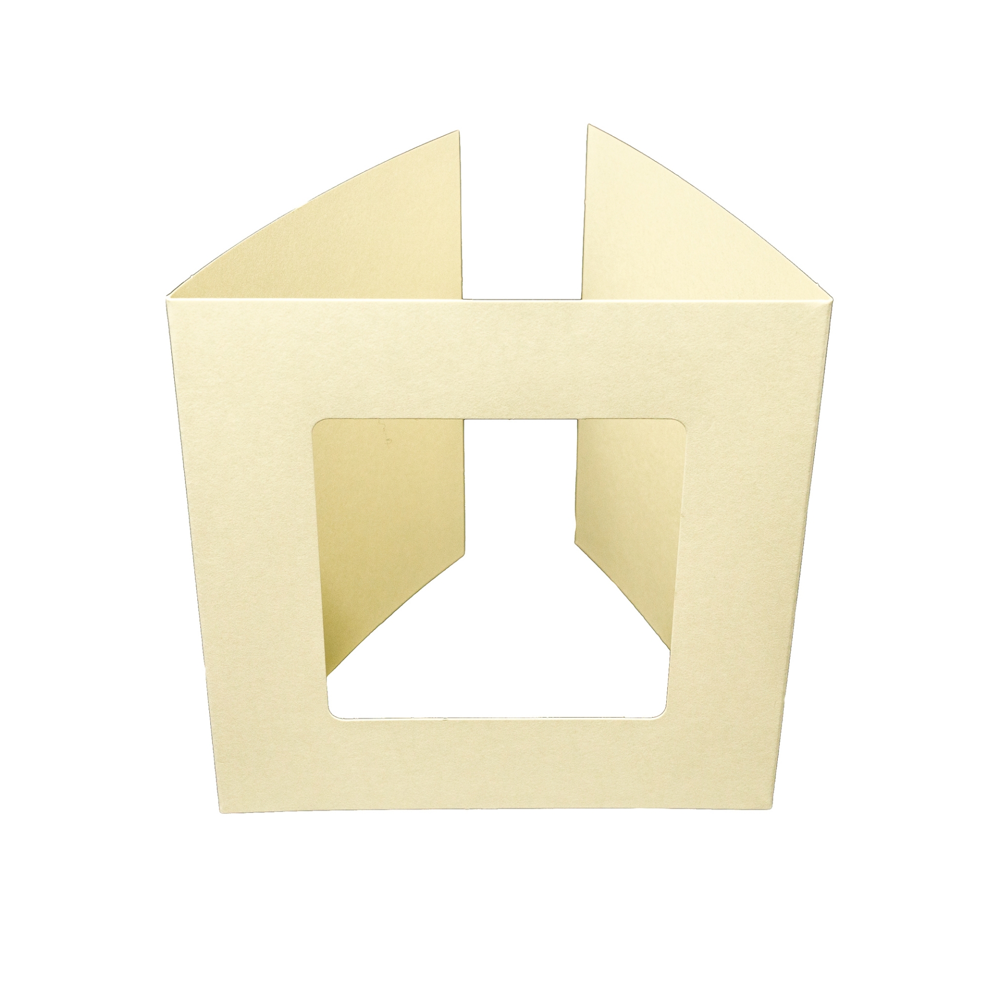 Square aperture square cards - Cream (Pack of 5) | Stitchtastic