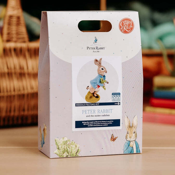 Peter Rabbit Stolen Radishes Needle Felting Kit | Stitchtastic