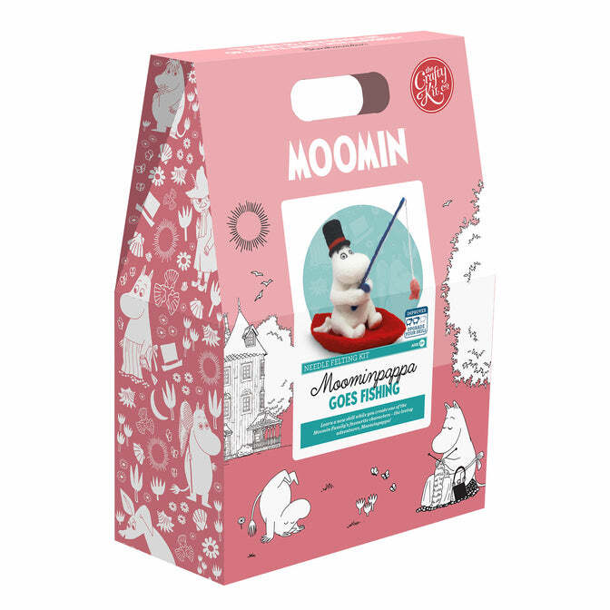 Moominpappa goes Fishing Needle Felting Kit | Stitchtastic