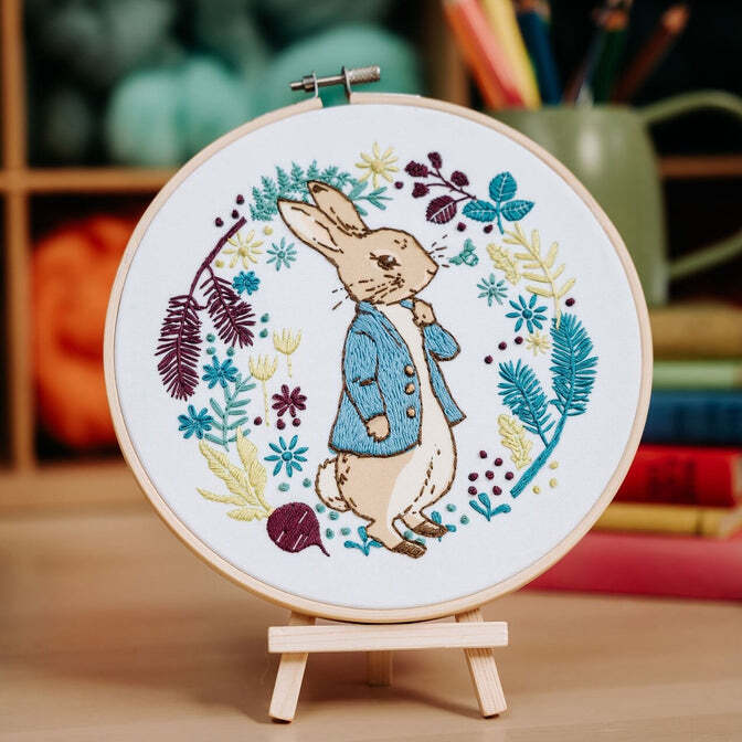 Peter Rabbit Next Adventure Embroidery Kit | Stitchtastic