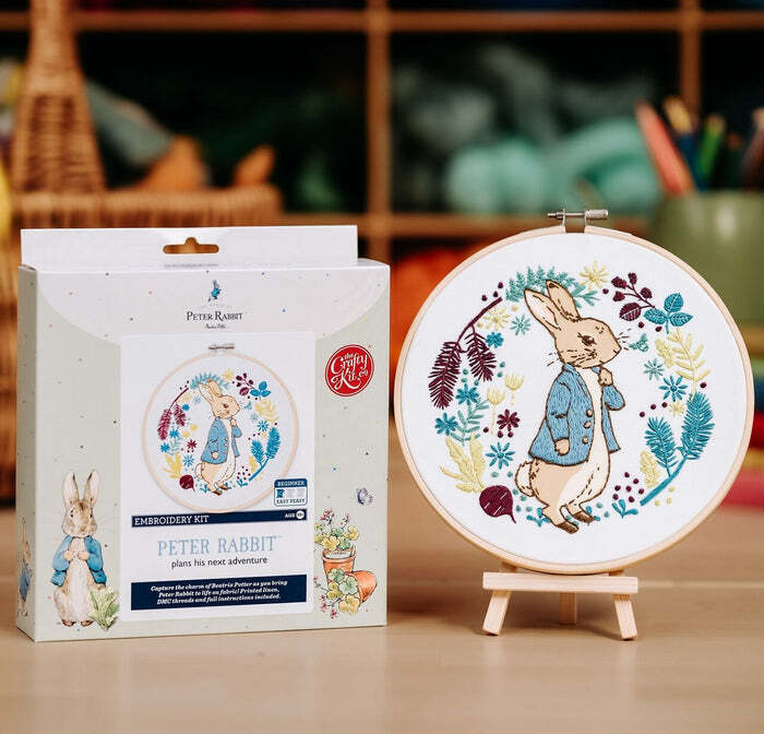 Peter Rabbit Next Adventure Embroidery Kit | Stitchtastic