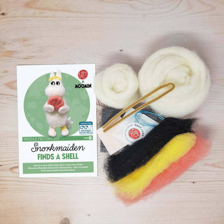 Snorkmaiden Finds a Shell Needle Felting Kit | Stitchtastic