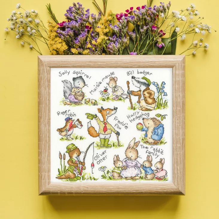 Country Folk Cross Stitch Kit By Bothy Threads | Stitchtastic