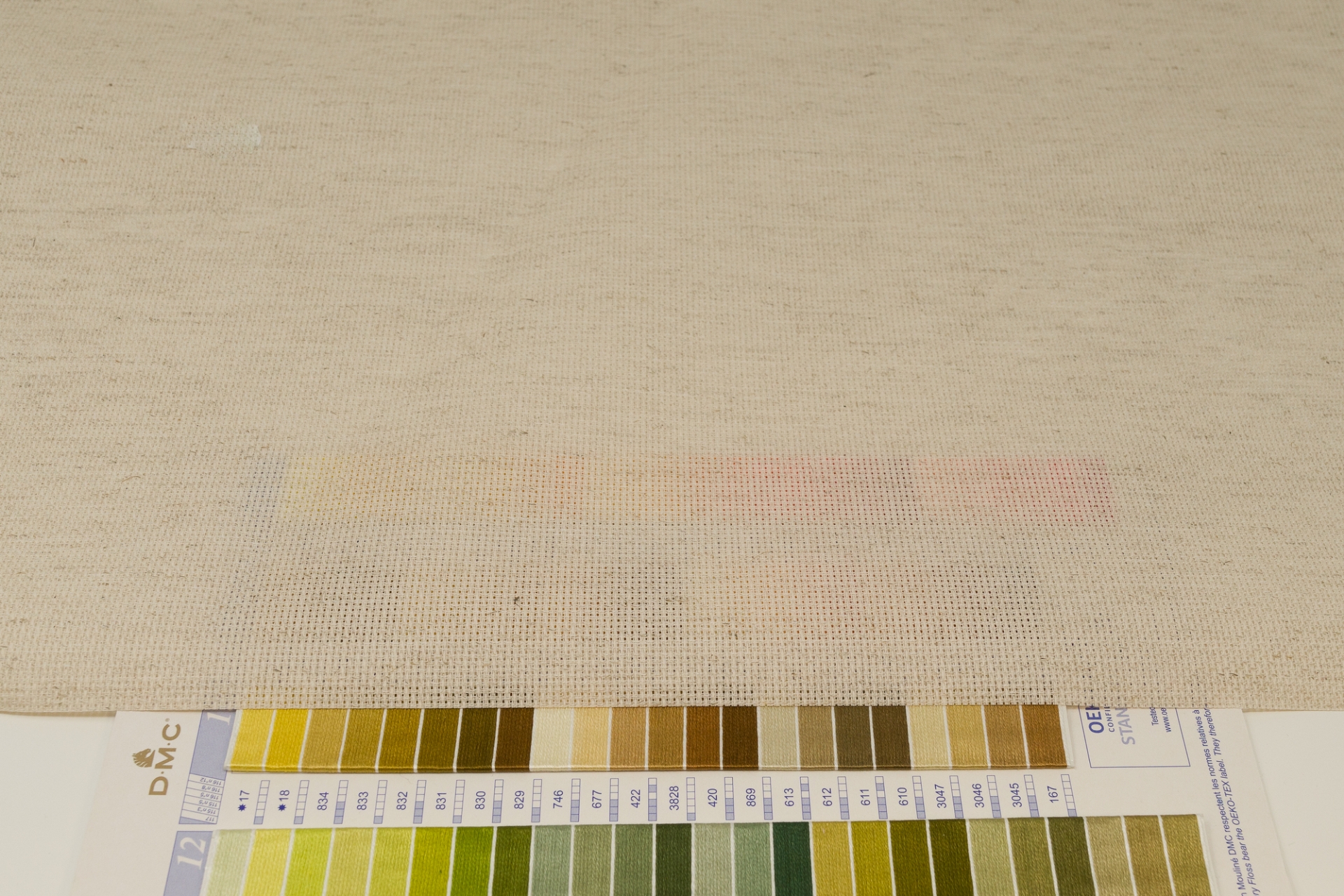 Zweigart Offcuts 14 Count Aida Bleached Oatmeal Rustico (154) Multiple ...