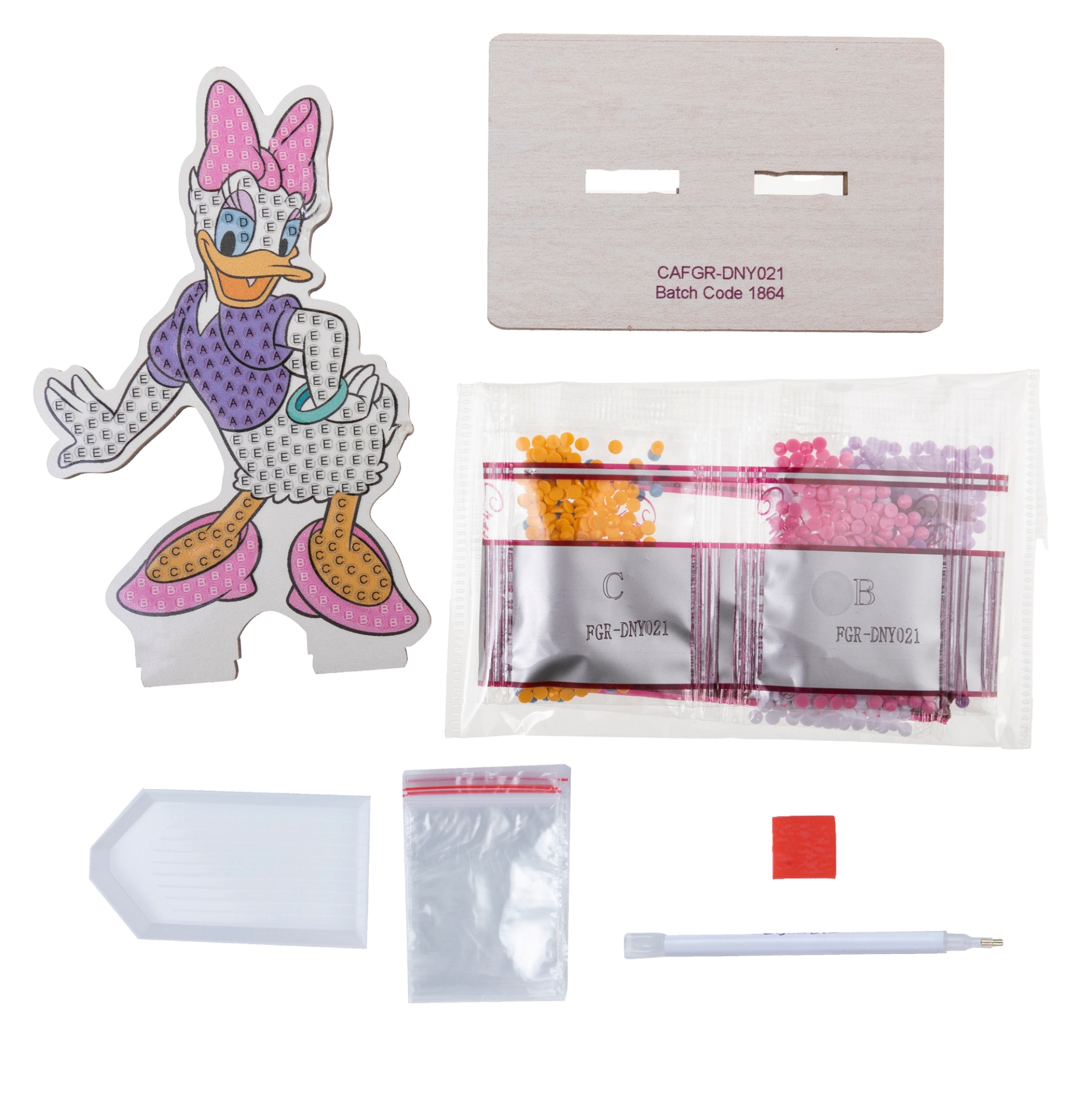 Daisy Duck - Crystal Art Buddy Kit (Disney) | Stitchtastic