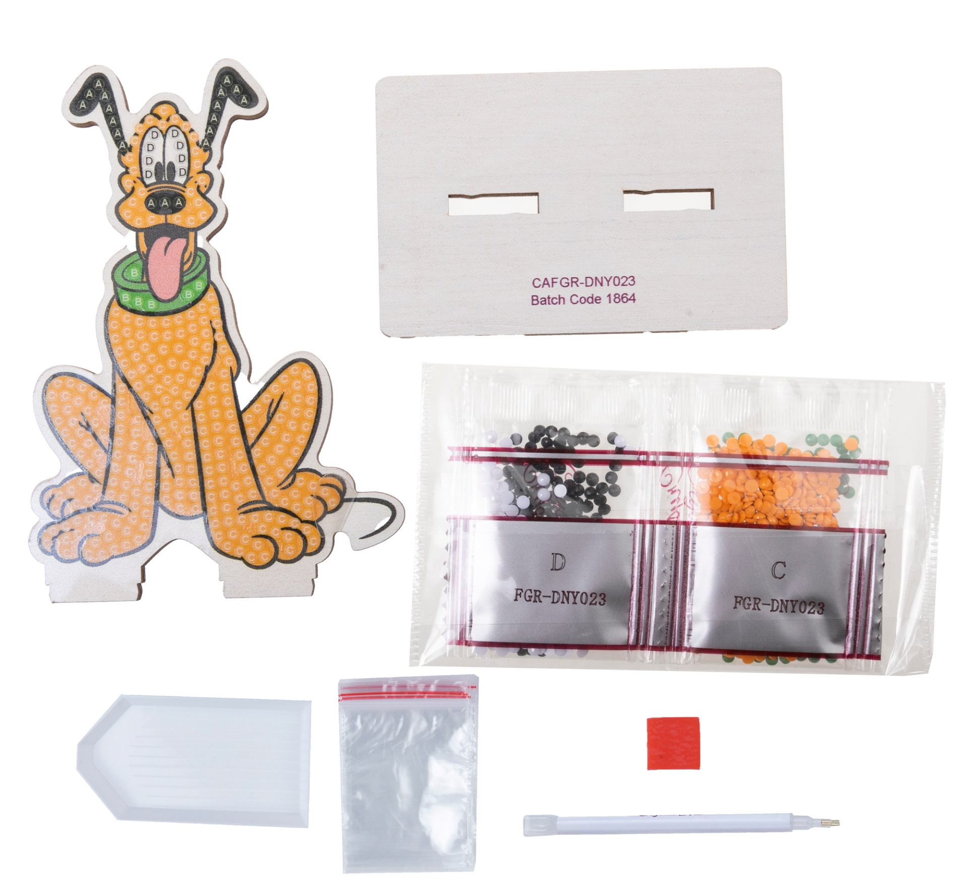 Pluto - Crystal Art Buddy Kit (Disney) | Stitchtastic