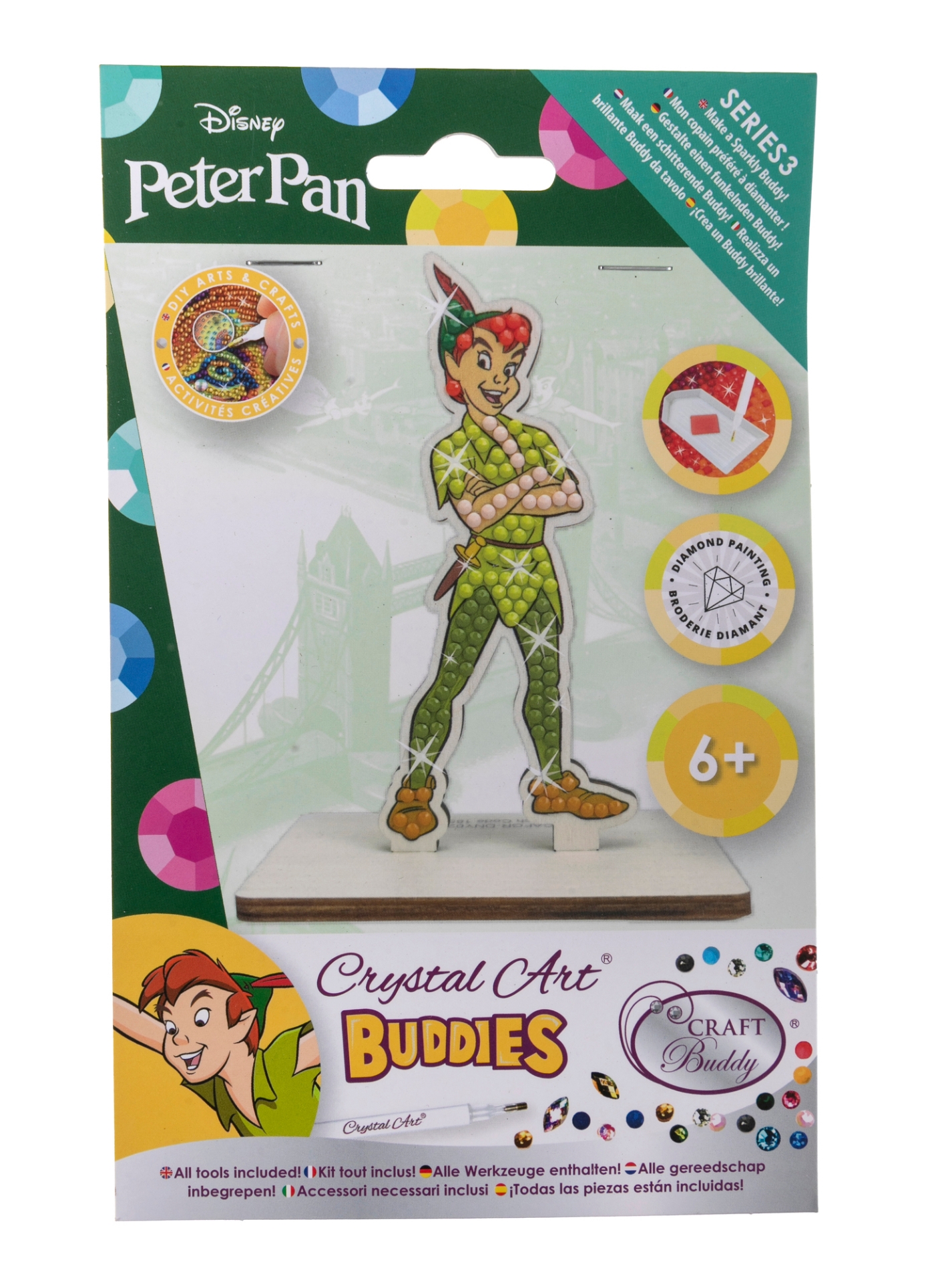 Peter Pan - Crystal Art Buddy Kit (Disney) | Stitchtastic
