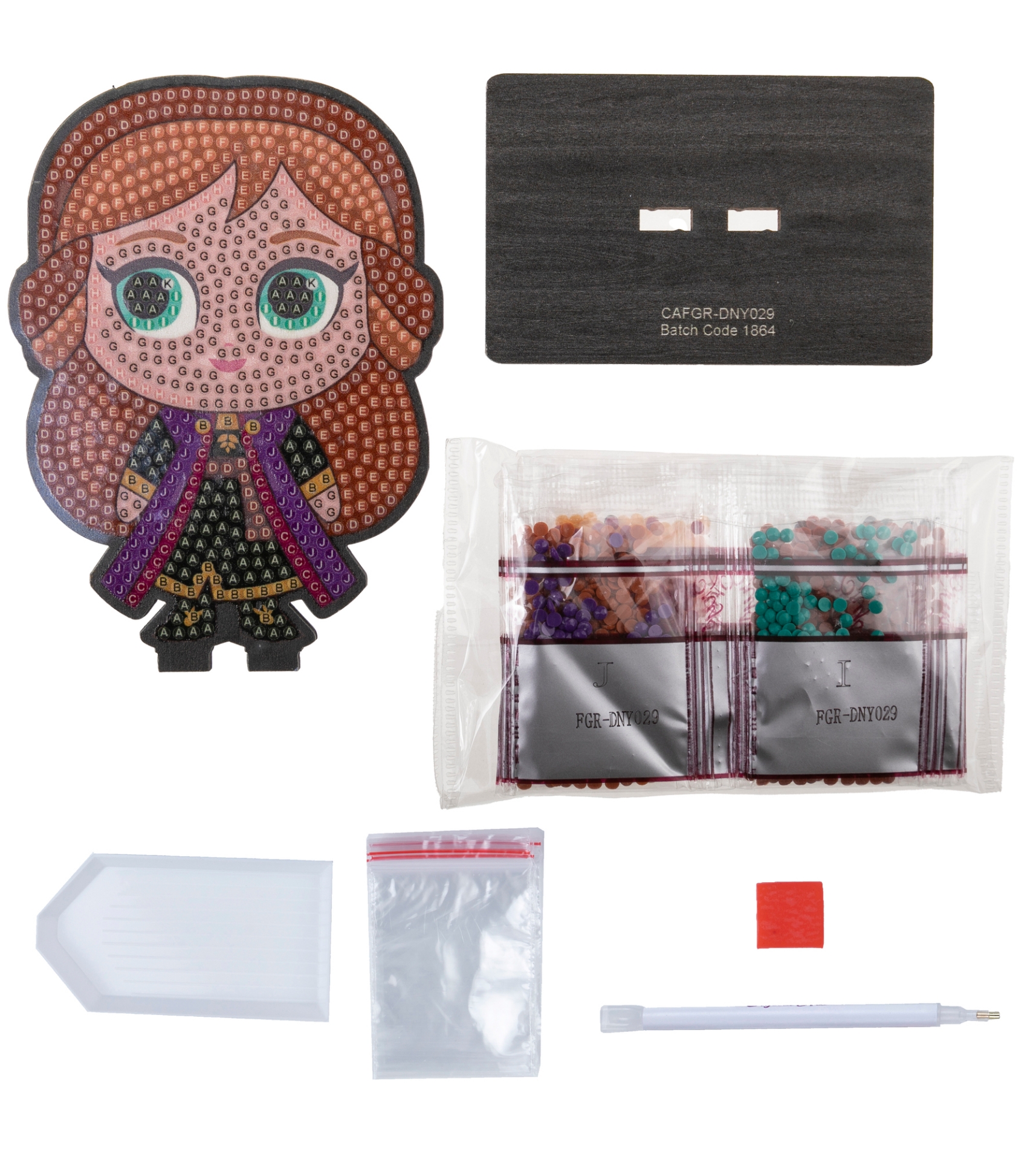 Anna - Crystal Art Buddy Kit (Disney) | Stitchtastic