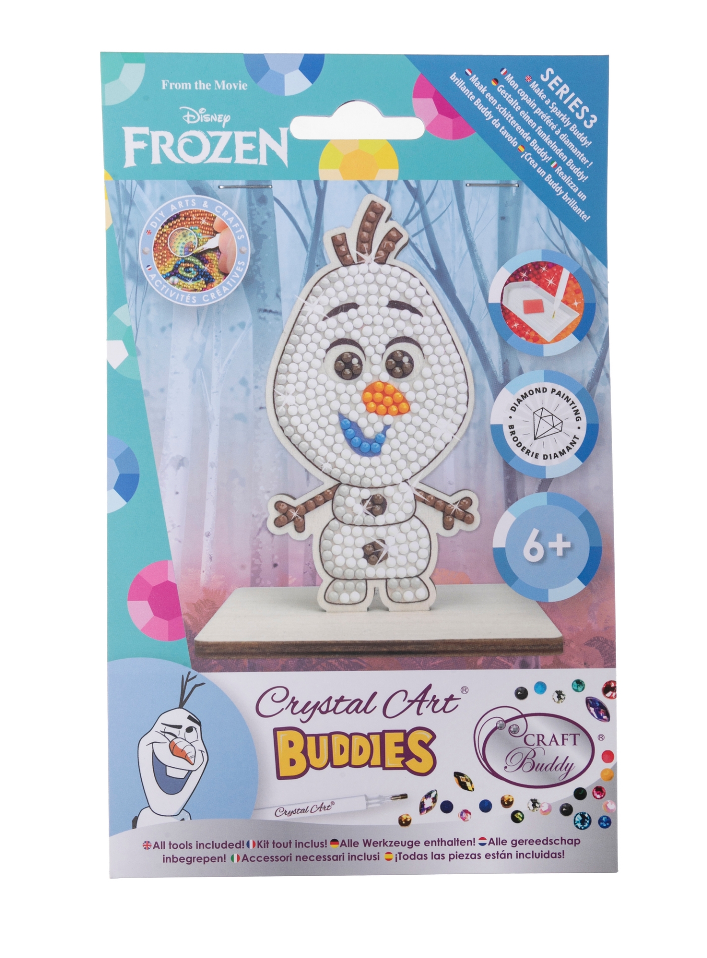 Olaf - Crystal Art Buddy Kit (Disney) | Stitchtastic