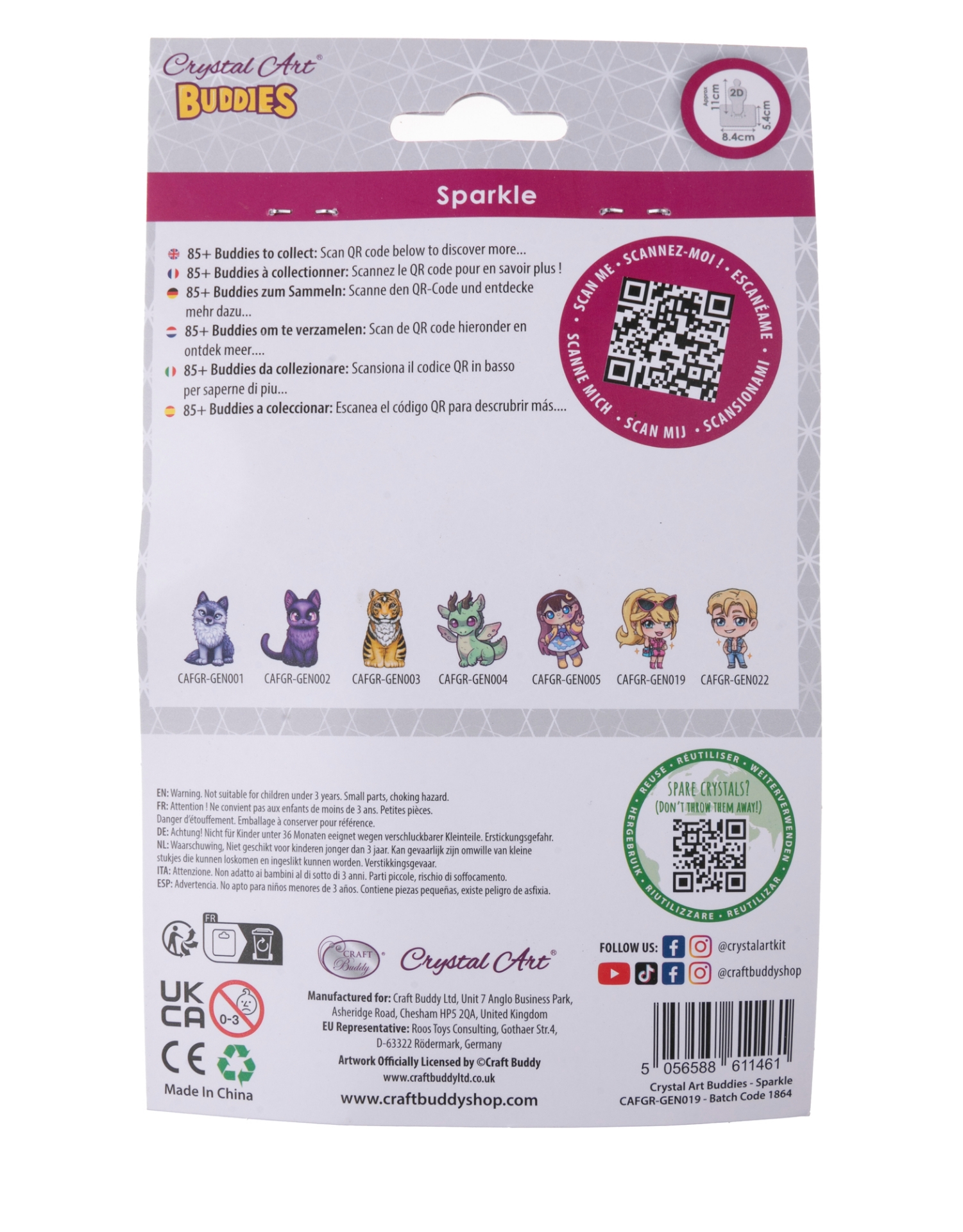 Sparkle - Crystal Art Buddy Kit | Stitchtastic