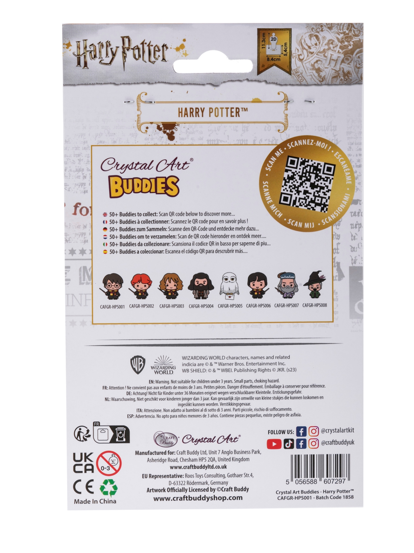 Harry Potter - Crystal Art Buddy Kit (Harry Potter) | Stitchtastic