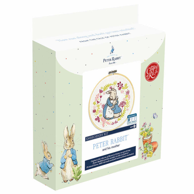 Peter Rabbit and his Mother Embroidery Kit | Stitchtastic