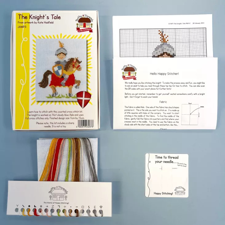 The Knight's Tale Cross Stitch Kit by Bothy Threads | Stitchtastic