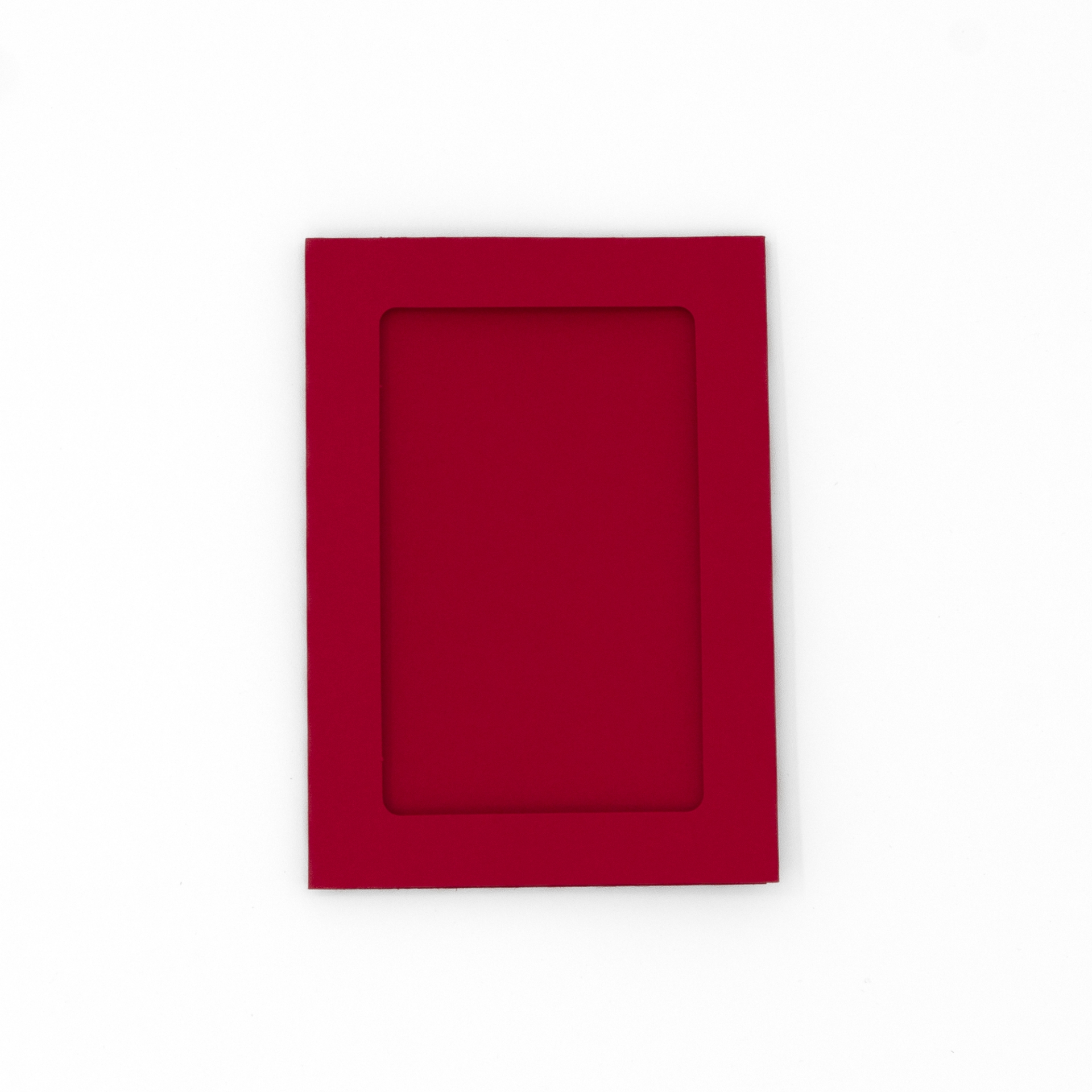Rectangular Aperture A6 Cards - Red (Pack Of 5) | Stitchtastic