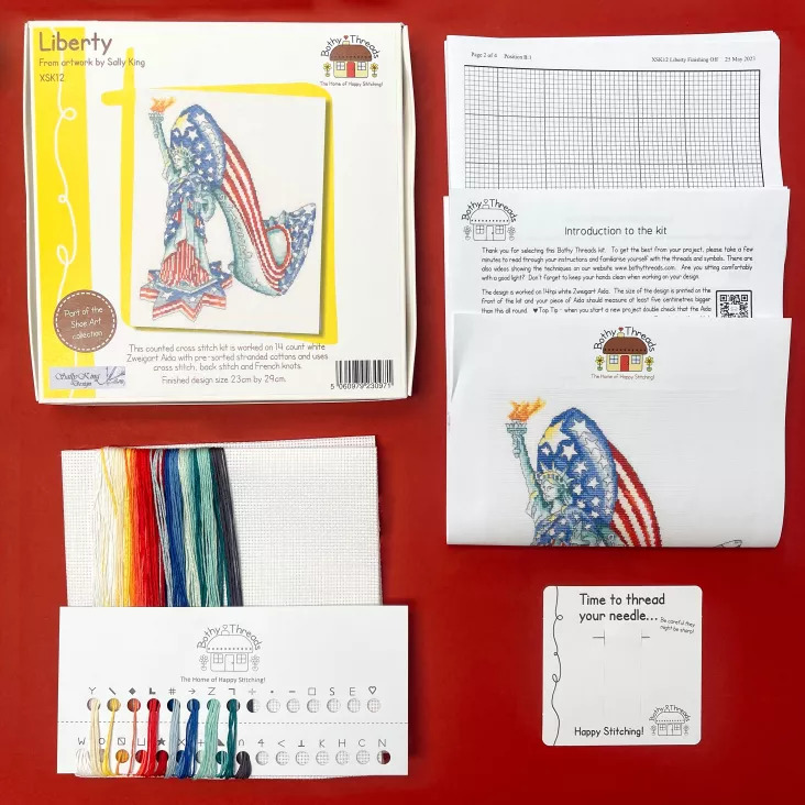 Liberty - (Sally King Shoes) Cross Stitch Kit by Bothy Threads ...