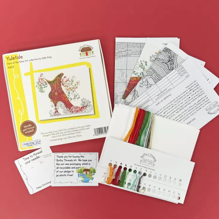 Yuletide - (Sally King Shoes) Cross Stitch Kit by Bothy Threads ...