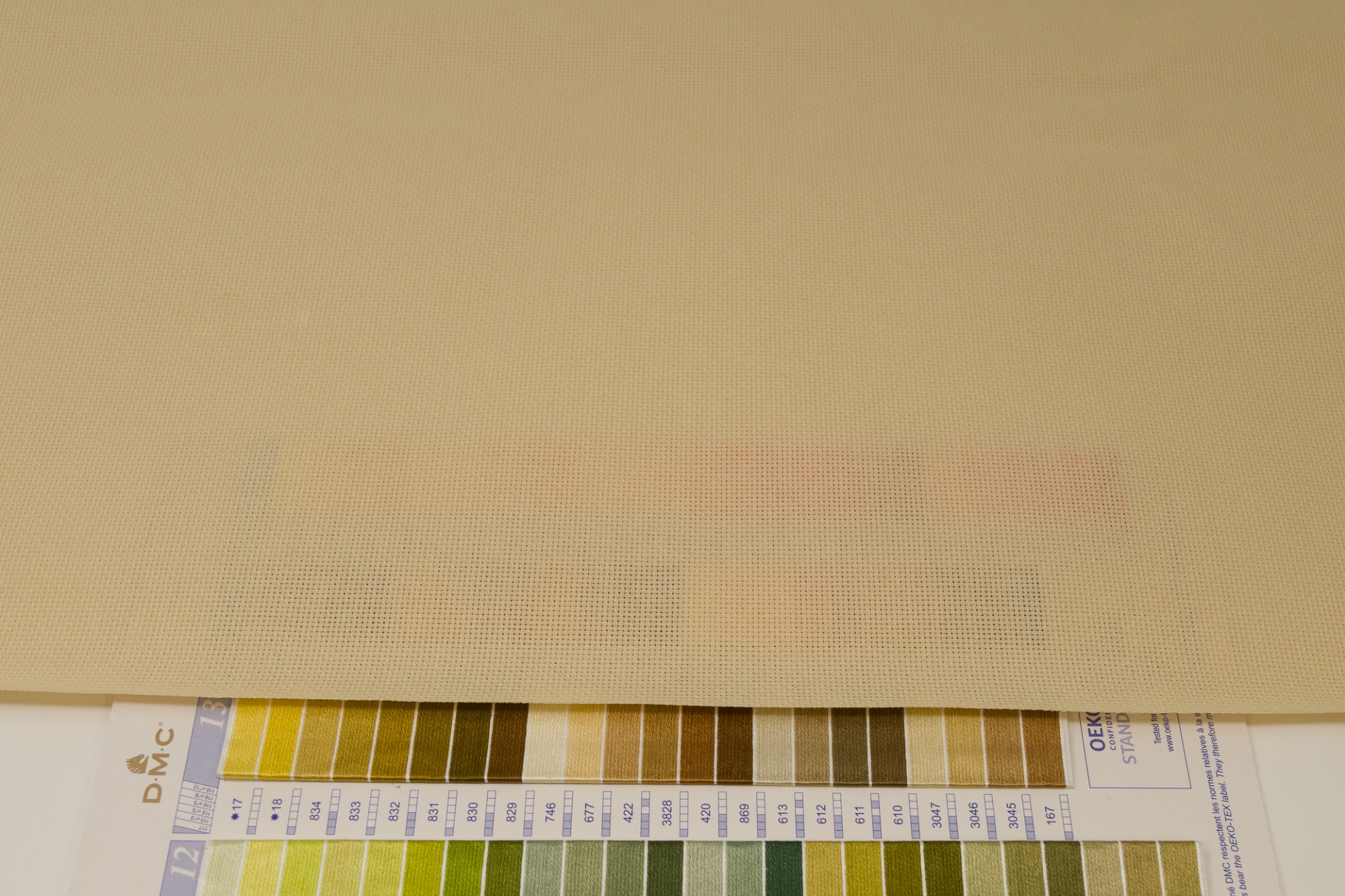 Zweigart Offcuts 18 Count Aida Beige (13) Multiple Sizes | Stitchtastic