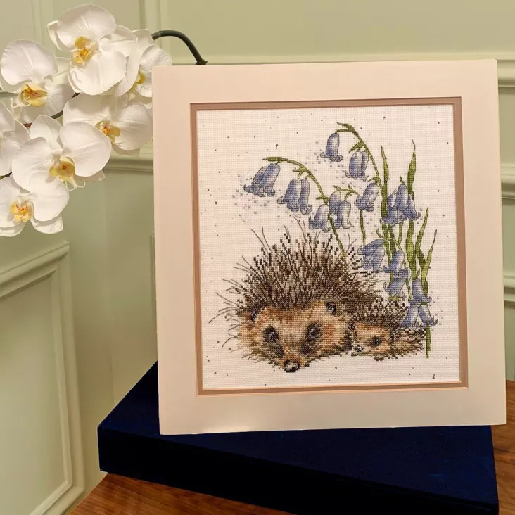Love and Hedgehugs (Hedgehog) - (Hannah Dale) Cross Stitch Kit By Bothy ...