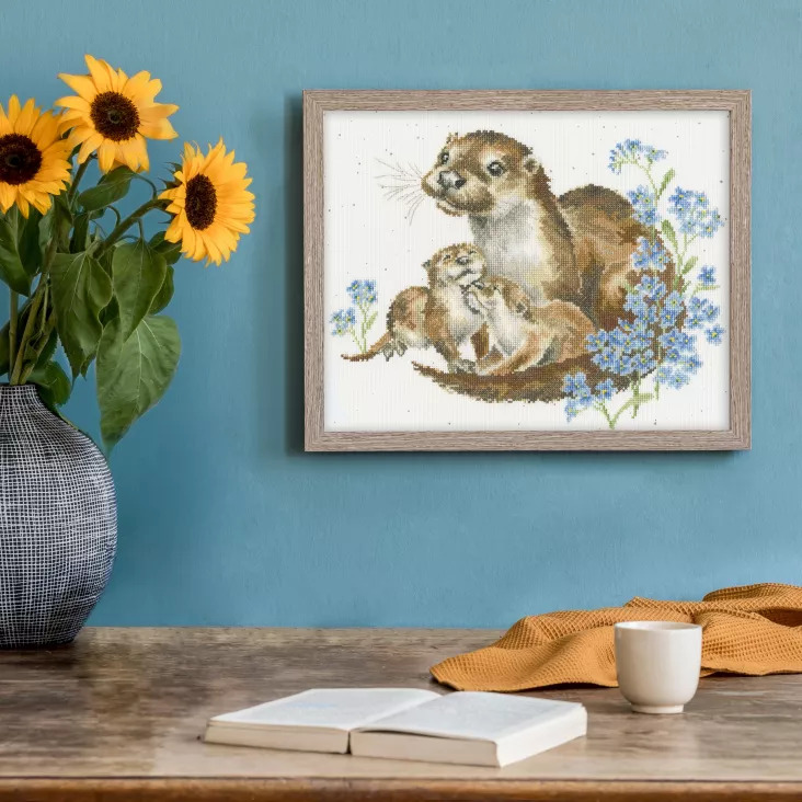 Otterly Adorable - (Hannah Dale) Cross Stitch Kit by Bothy Threads ...