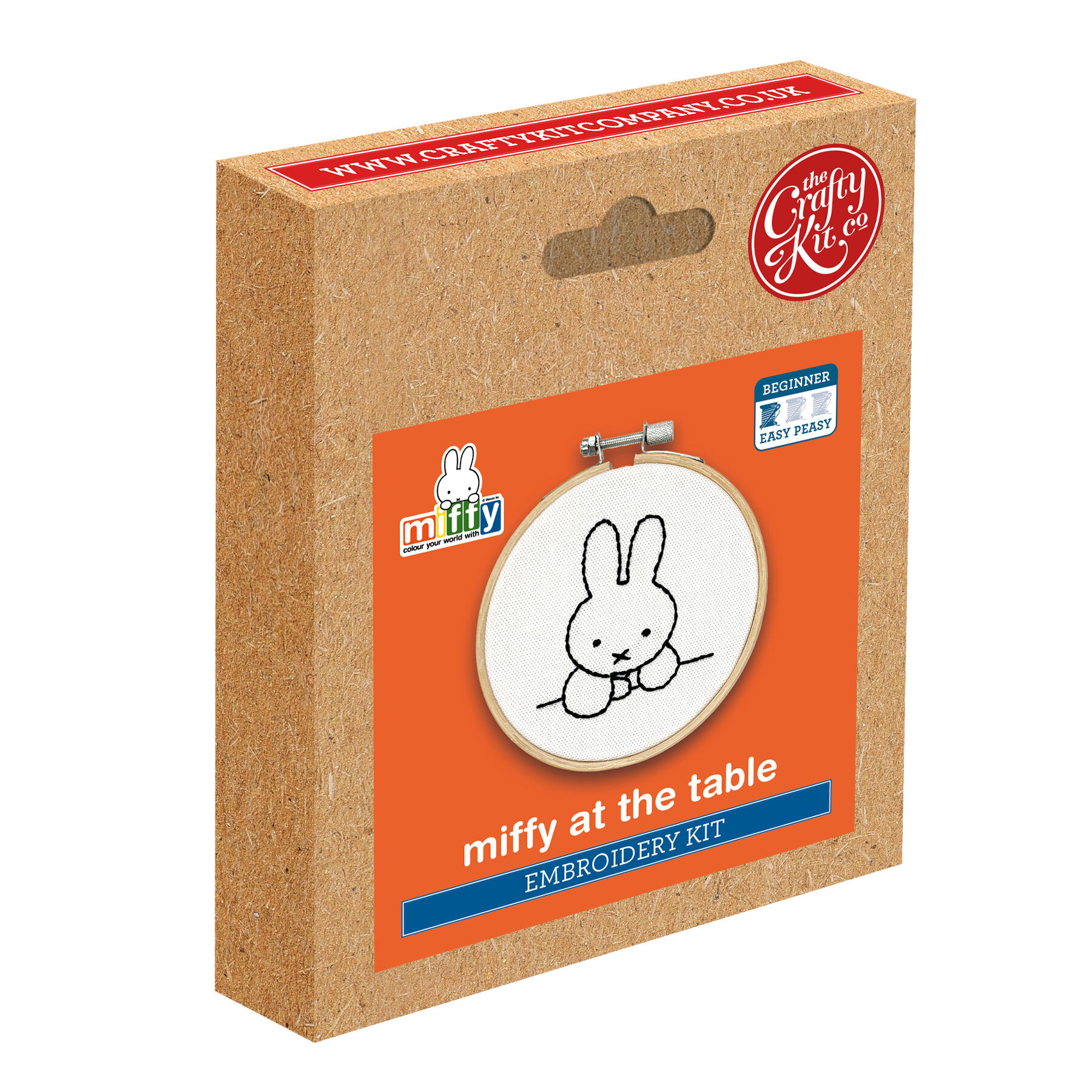 Miffy at The Table Mini Embroidery Kit With a Hoop | Stitchtastic