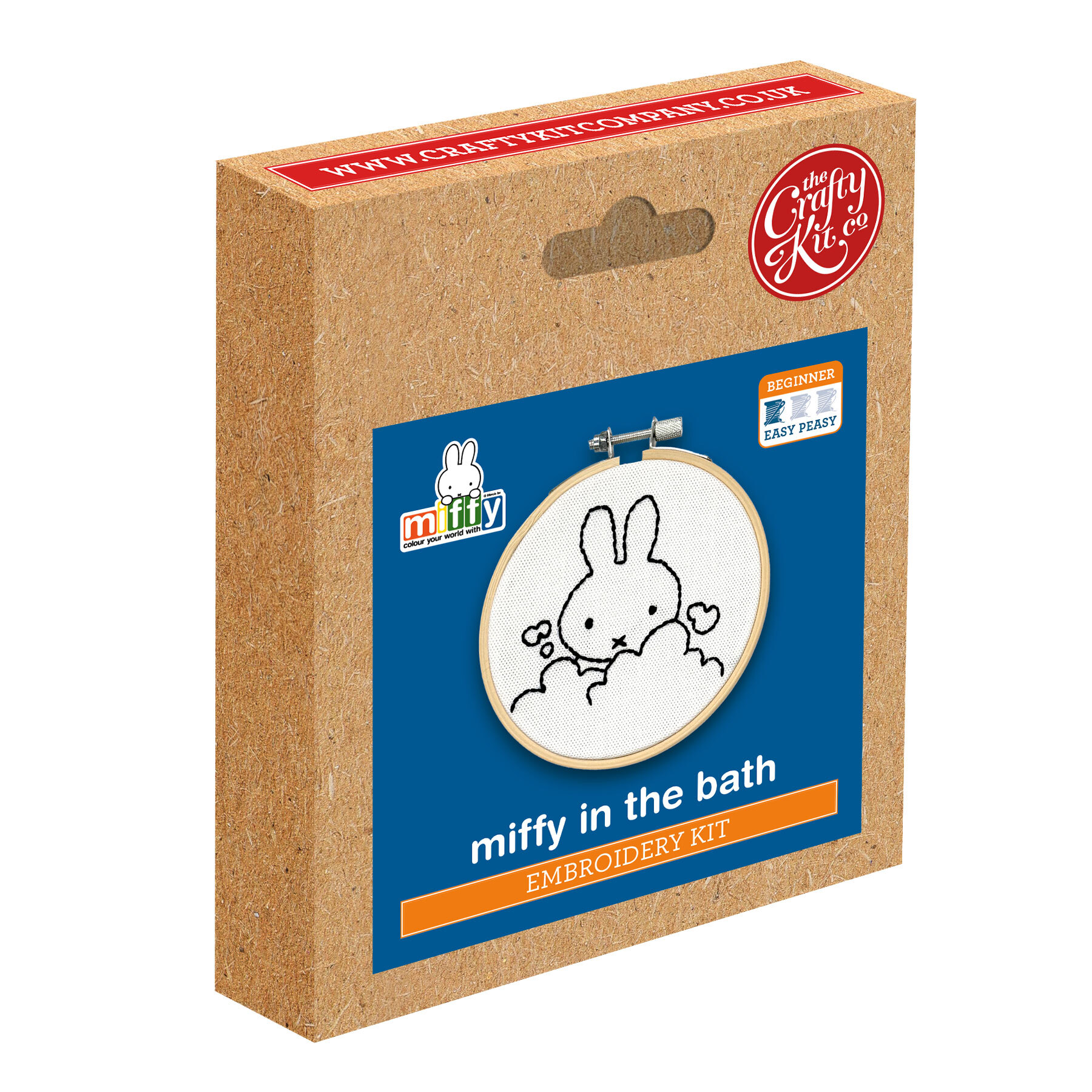 Miffy in The Bath Mini Embroidery Kit Â With Hoop | Stitchtastic