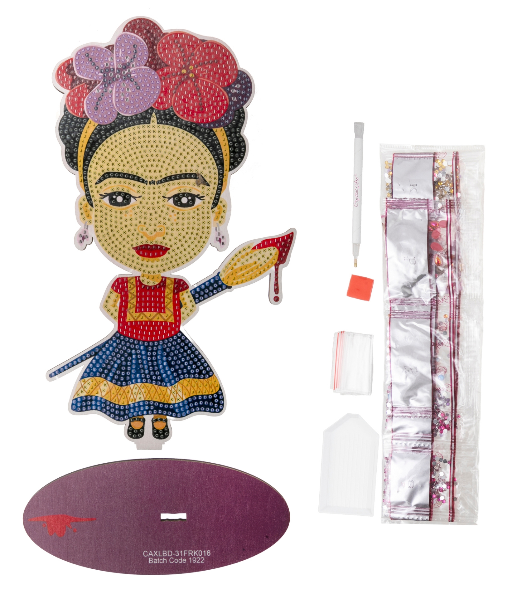 Frida Kahlo - Crystal Art XL Buddy | Stitchtastic