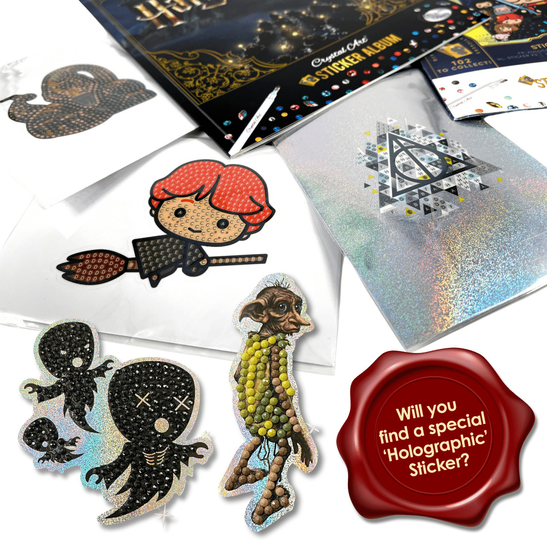 Harry Potter Crystal Art Sticker Album Starter Pack | Stitchtastic