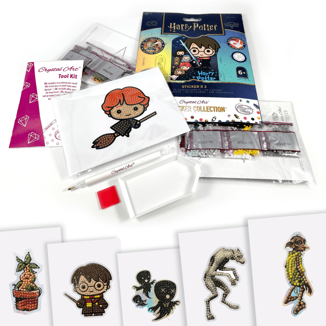 Harry Potter Crystal Art Sticker Album Starter Pack | Stitchtastic