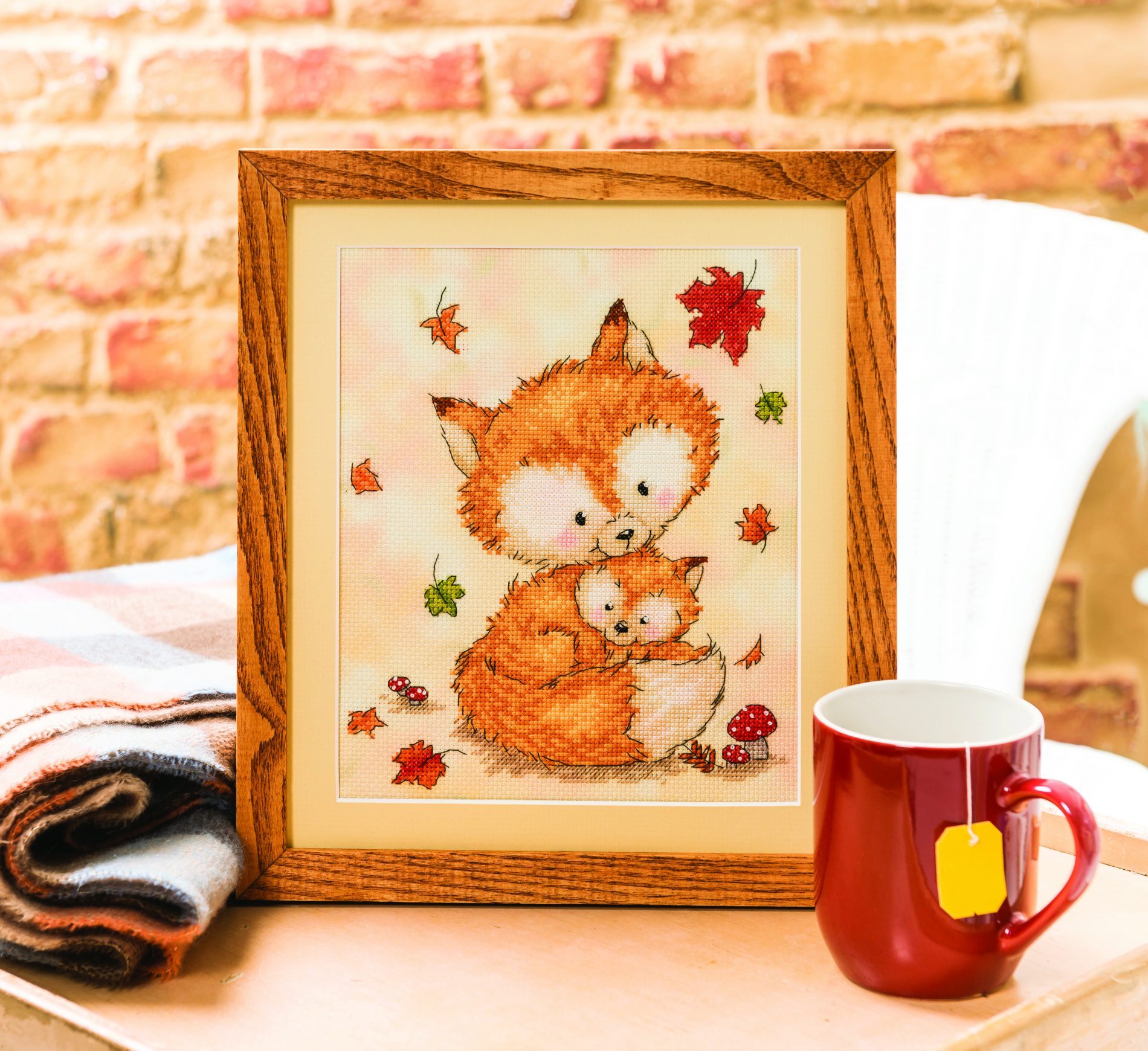 Fabric Flair Shades Of Autumn 18 Count Aida (ShadesOfAutumn) | Stitchtastic