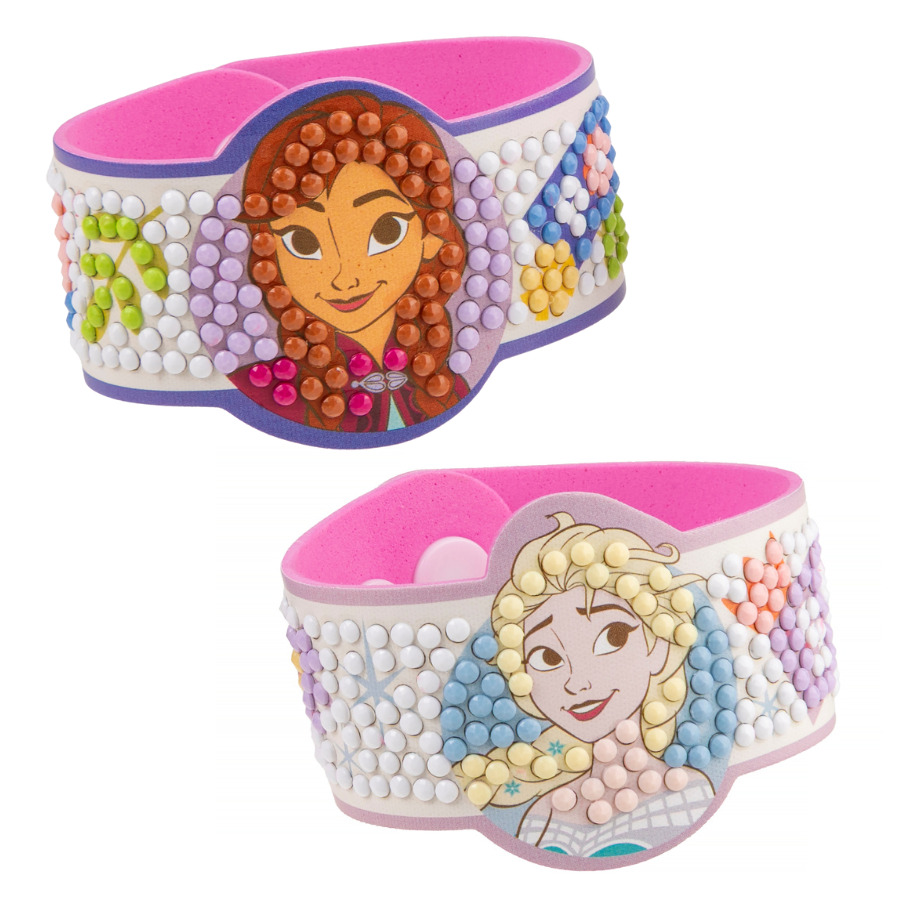 Elsa & Anna Crystal Art Friendship Bracelets | Stitchtastic