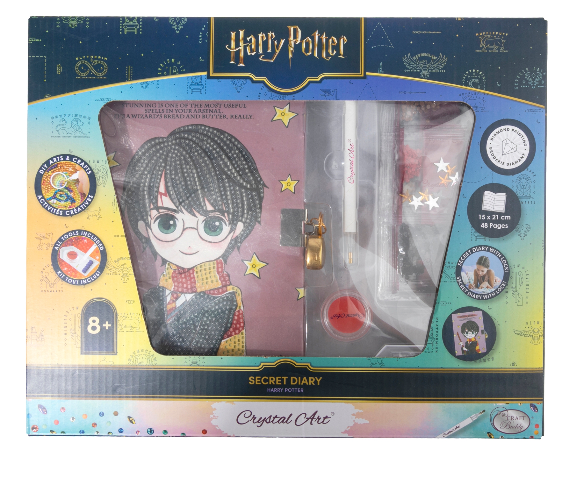Harry Potter Secret Diary Crystal Art Kit | Stitchtastic
