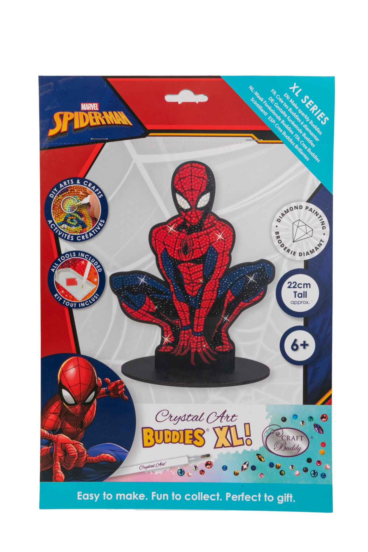 Spider-Man - Crystal Art XL Buddy (MARVEL) | Stitchtastic