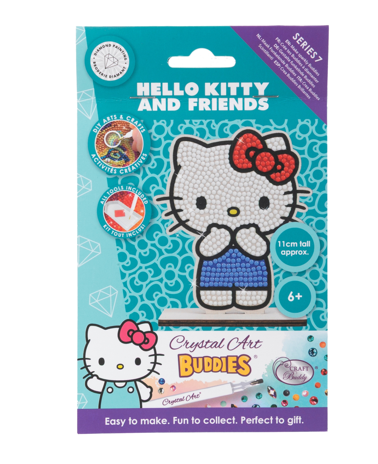 Hello Kitty - Crystal Art Buddy Kit (Hello Kitty) | Stitchtastic